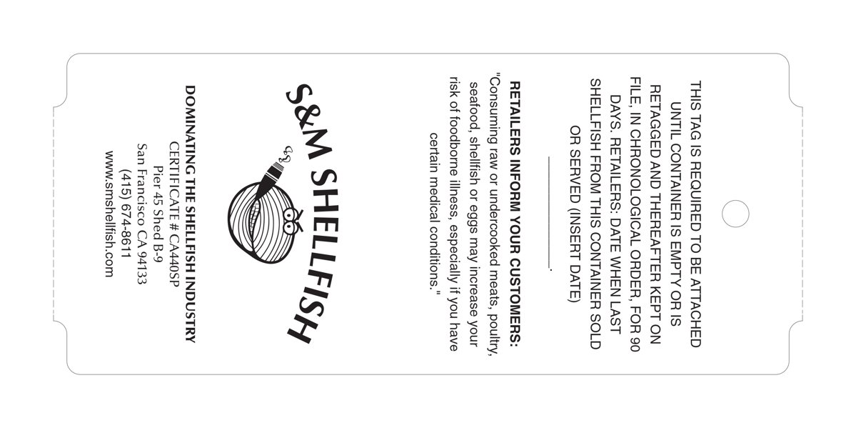 BlueTrace Print & Log: A Better Way to do Seafood/Shellfish Tags