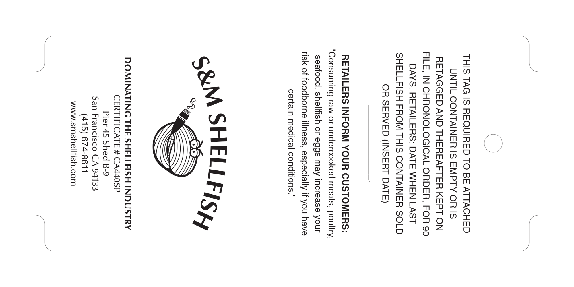 BlueTrace Print & Log: A Better Way to do Seafood/Shellfish Tags